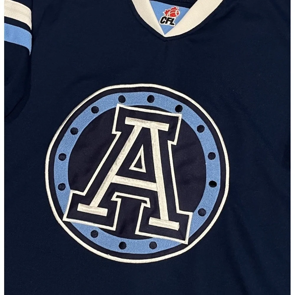 SOGO | Shirts | Vintage Cfl Toronto Argonauts Jersey All Stitched Blue ...
